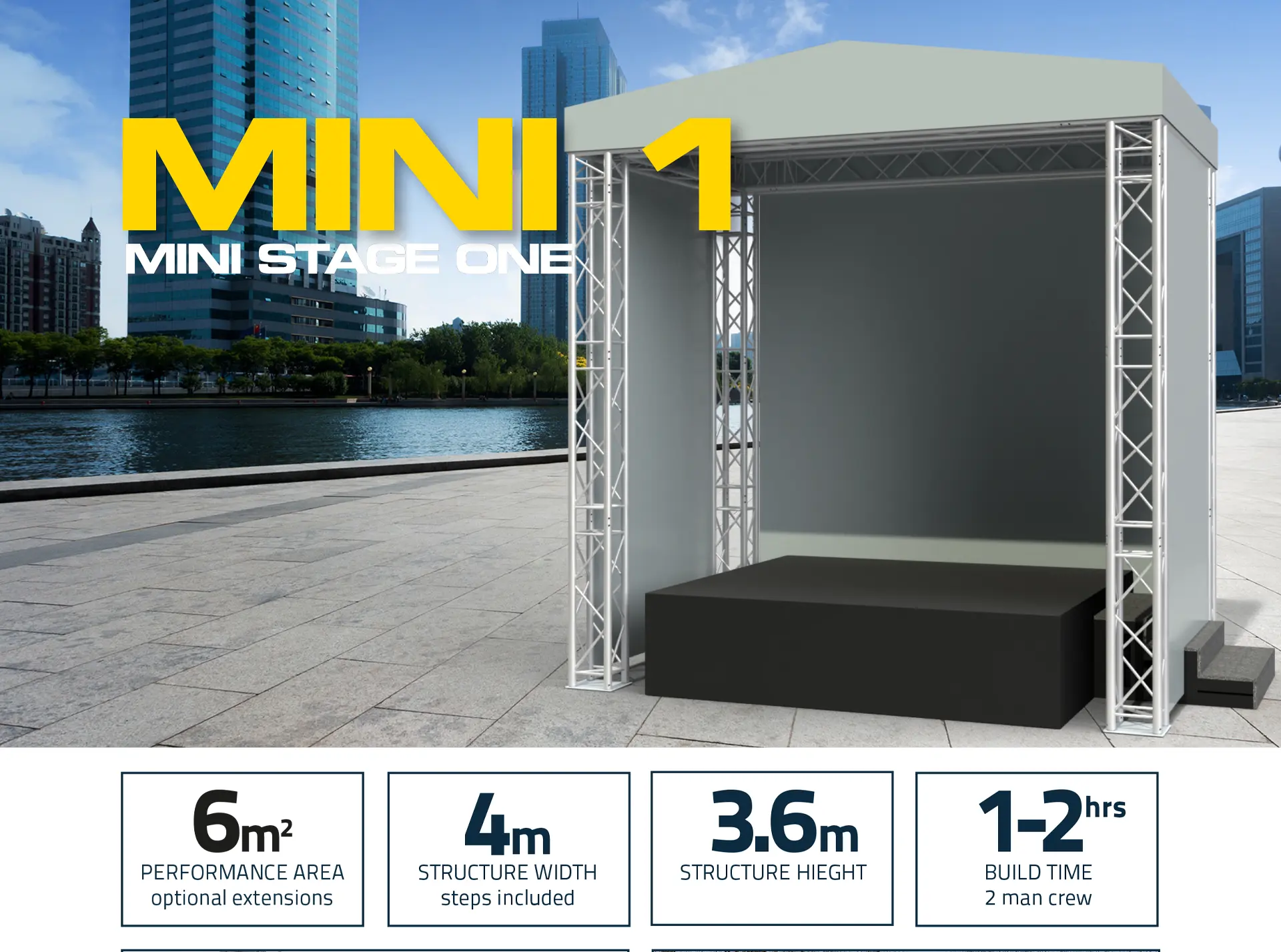 Mini Stage One Norfolk Stage Hire